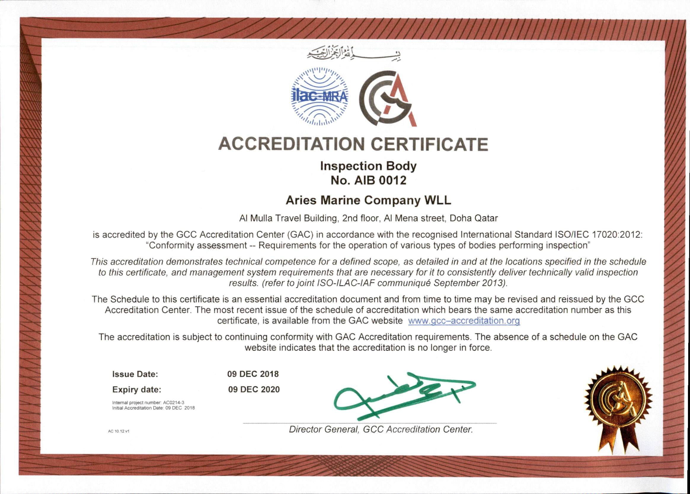 Marine Certificates | ISO | DNV | Certificates | Marine Approvals