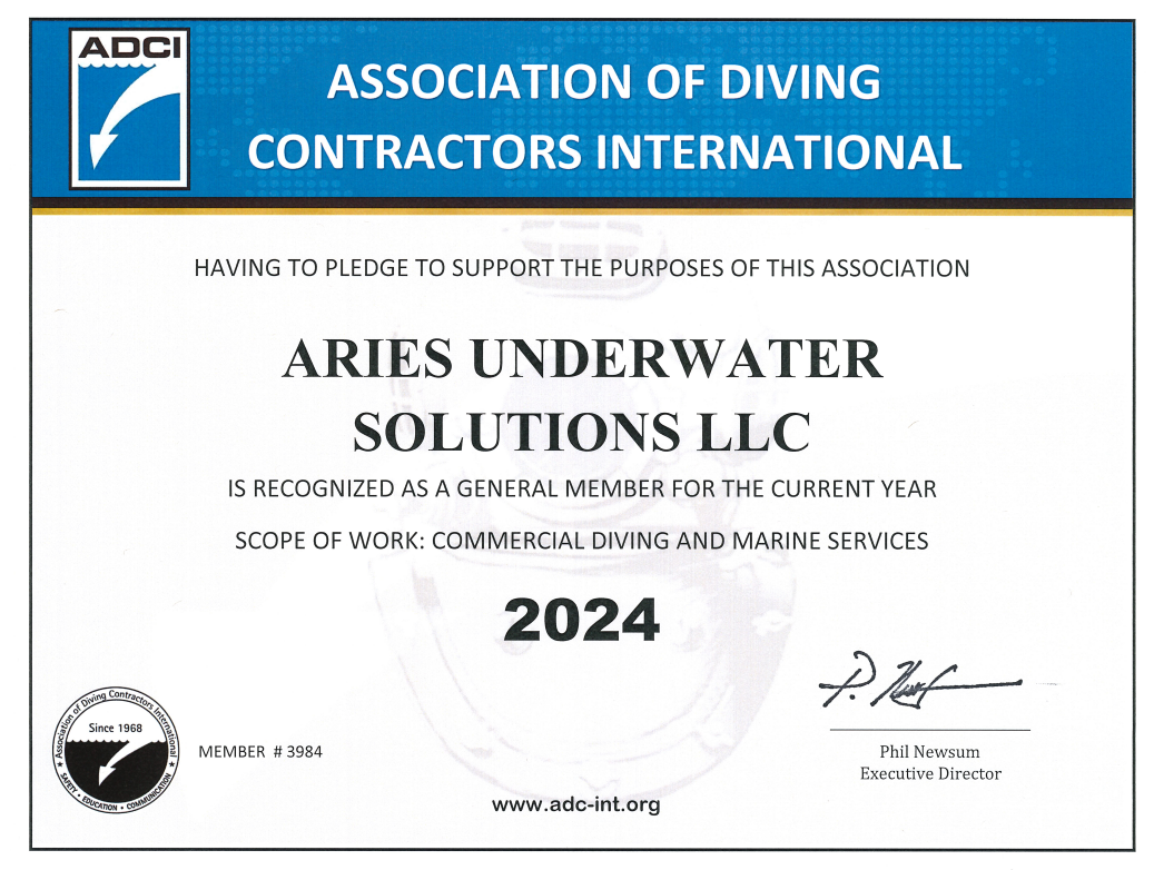 Marine Certificates | ISO | DNV | Approvals – Qatar | ARIES